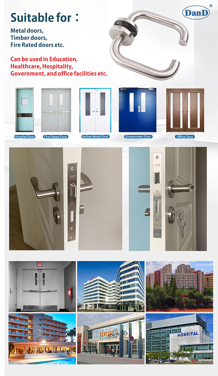 EN1906 Class 4 Stainless Steel 304 Fire Proof Fitting Door Handle ...