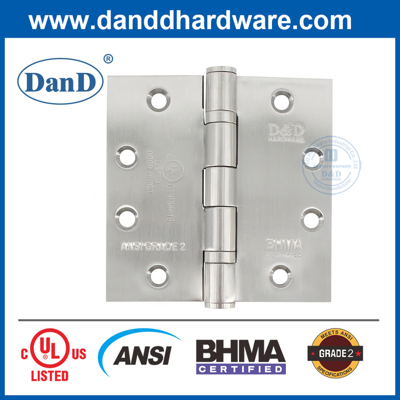 SS316 SS304 ANSI Grade 2 BHMA Fire Rated Interior Door Hinges-DDSS001 ...